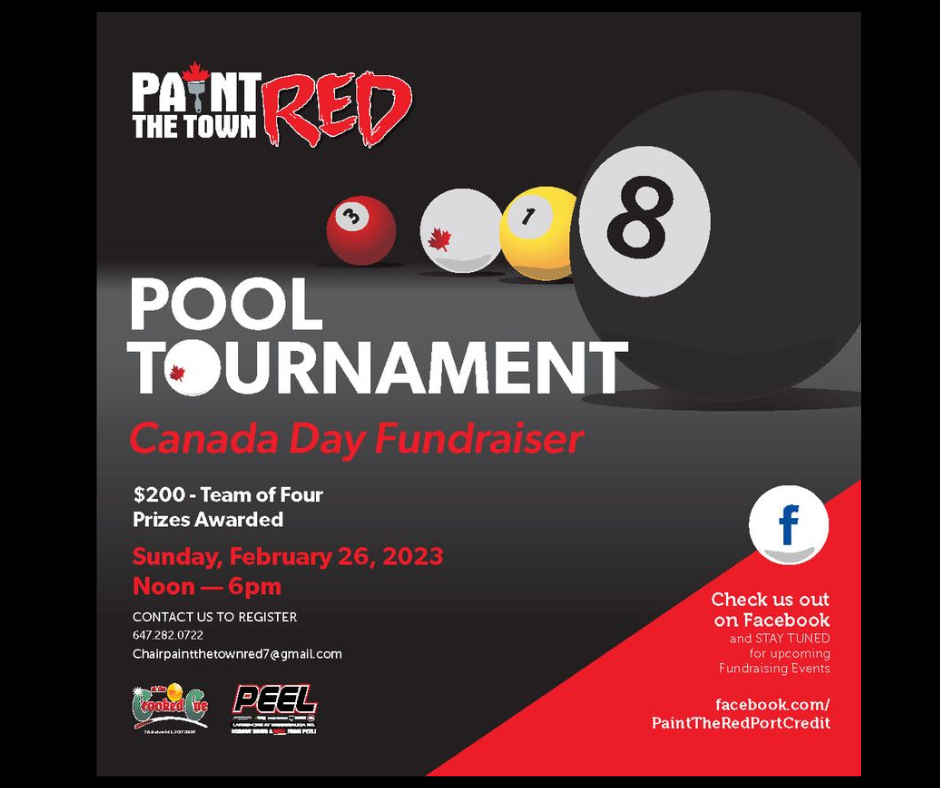 Come have some fun at Paint the Town Red's Pool Tournament - Sunday ...